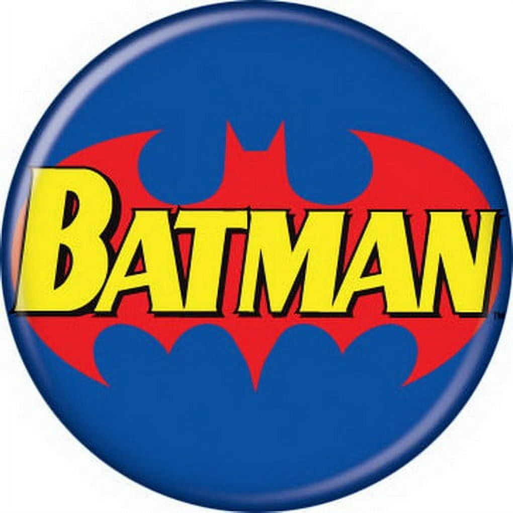 DC Comics Batman Logo Blue Licensed 1.25 Inch Button 82017 - Walmart.com