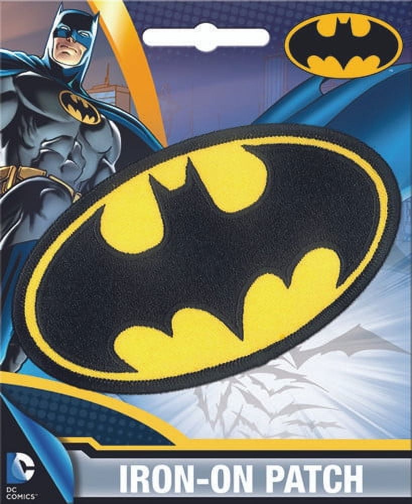 DC Comics Batman Logo Iron-On Patch Ata-Boy 10229 - Walmart.com
