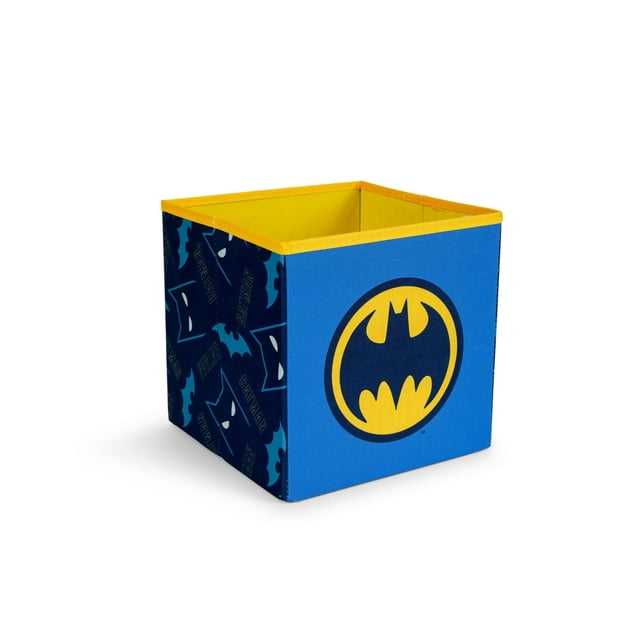 DC Comics Batman Logo Storage Bin Cube Organizer | 11 Inches - Walmart.com