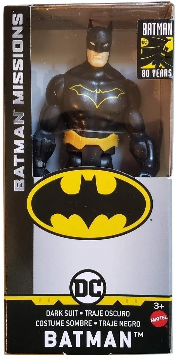 DC Comics Batman Missions 6" Inch Batman Dark Suit Basic Action Figure ...