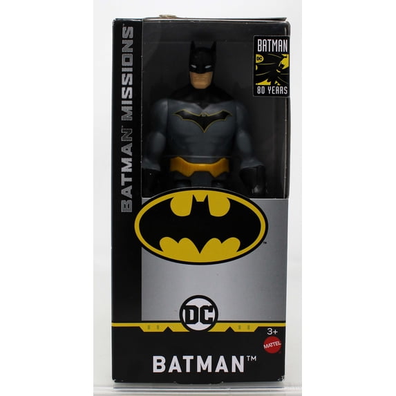 DC Comics Batman Missions Batman Basic Action Figure (Grey Suit ...