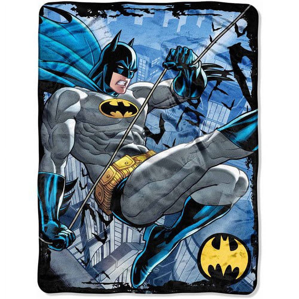 The Northwest Company Batman Rooftop Swing 46x60 Micro Raschel Plush ...