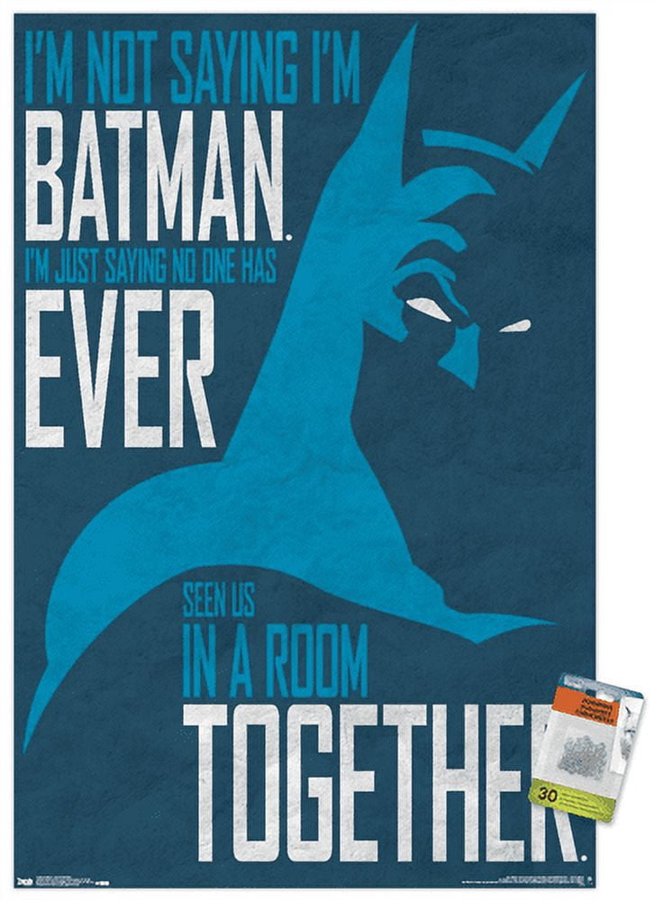 DC Comics - Batman - Secret Identity Wall Poster with Push Pins, 22.375 ...
