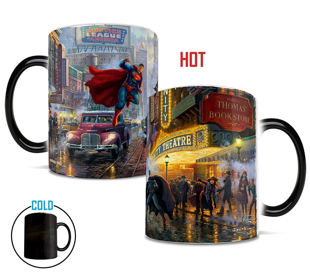 DC Comics (Batman, Superman and Wonder Woman) Morphing Mugs® Heat ...