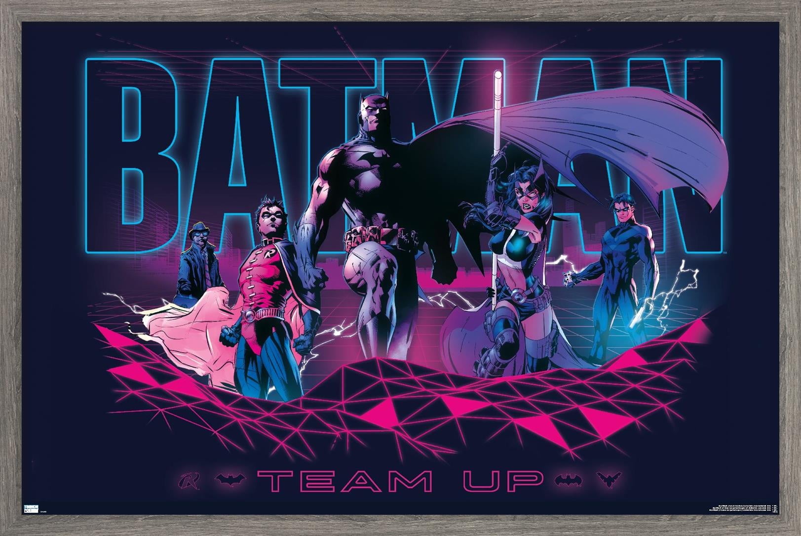 DC Comics Batman - Team Up Wall Poster, 14.725" x 22.375" Framed ...