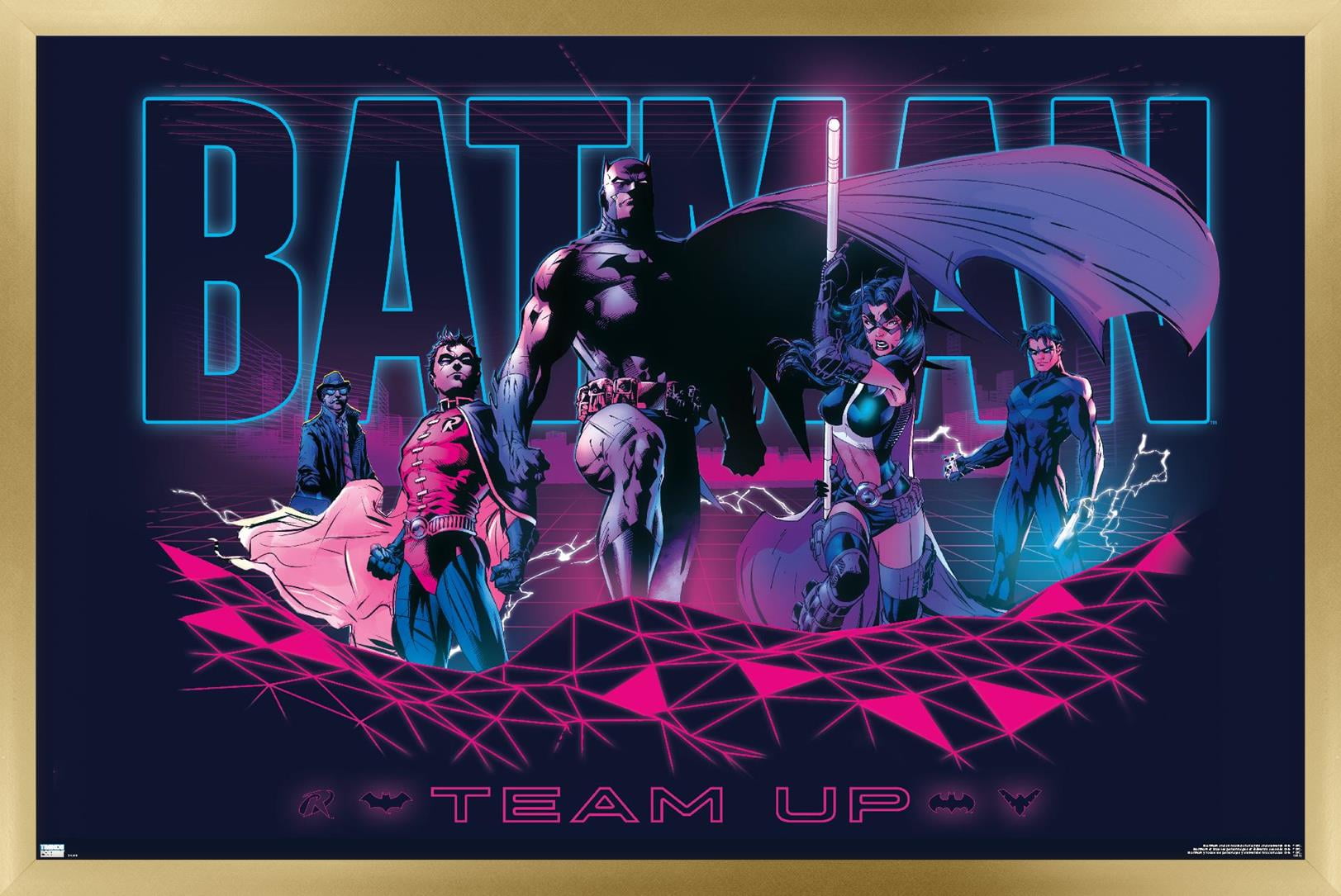 DC Comics Batman - Team Up Wall Poster, 22.375" x 34" Framed - Walmart.com