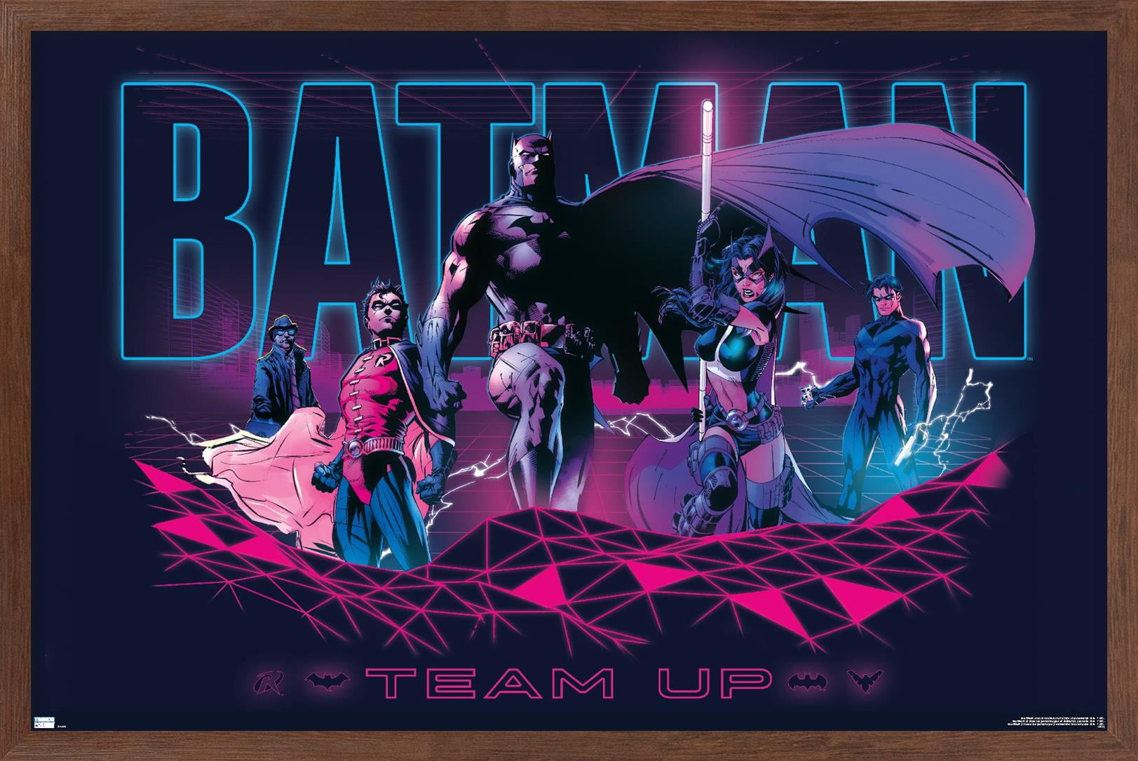 DC Comics Batman - Team Up Wall Poster, 22.375" x 34" Framed - Walmart.com
