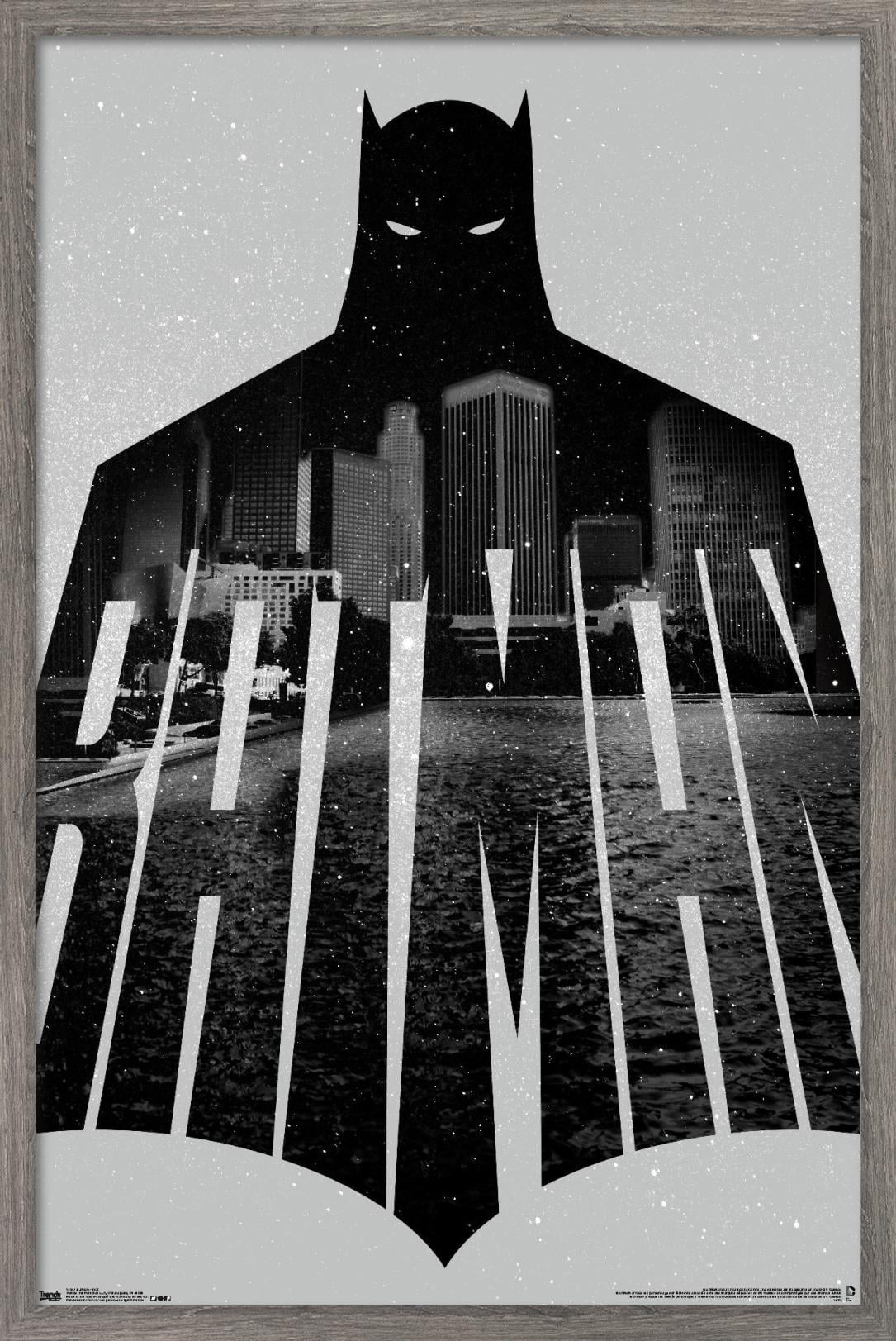 DC Comics - Batman - Text Wall Poster, 14.725" x 22.375", Framed ...