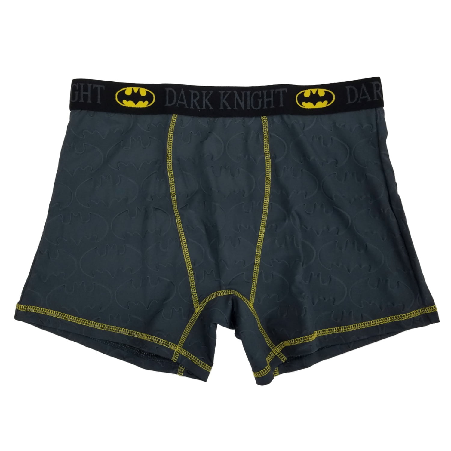 DC Comics Batman The Dark Knight Mens Gray Bat Symbol Boxer Briefs ...