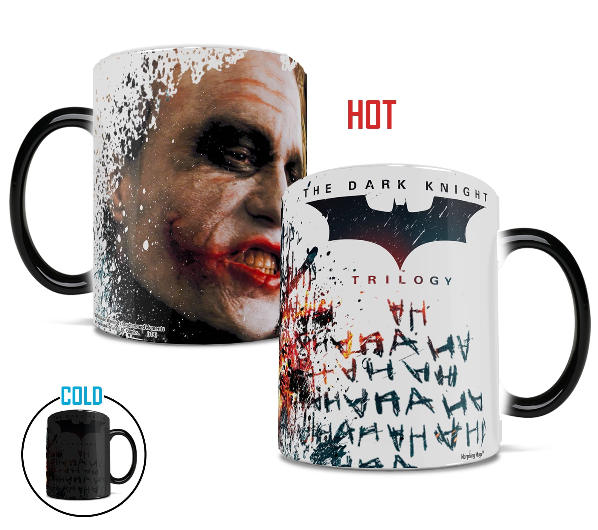 DC Comics (Batman: The Dark Knight Trilogy: The Joker) Morphing Mugs ...