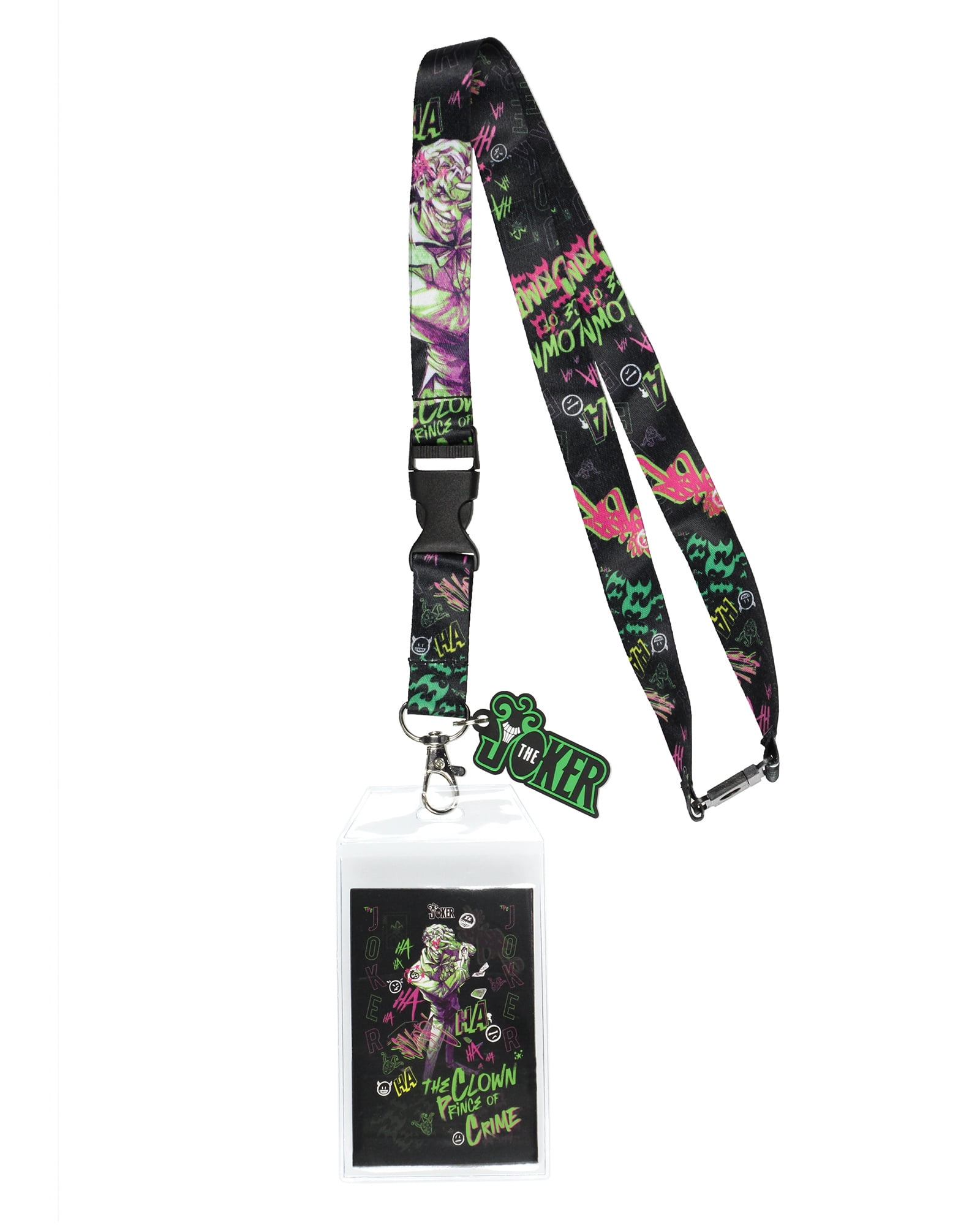 DC Comics Batman The Joker Clown Prince Of Crime Lanyard ID Badge ...