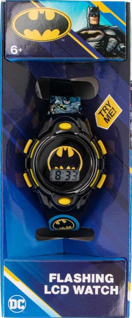 DC Comics Batman Unisex Child LED Watch in Black and One Size ...