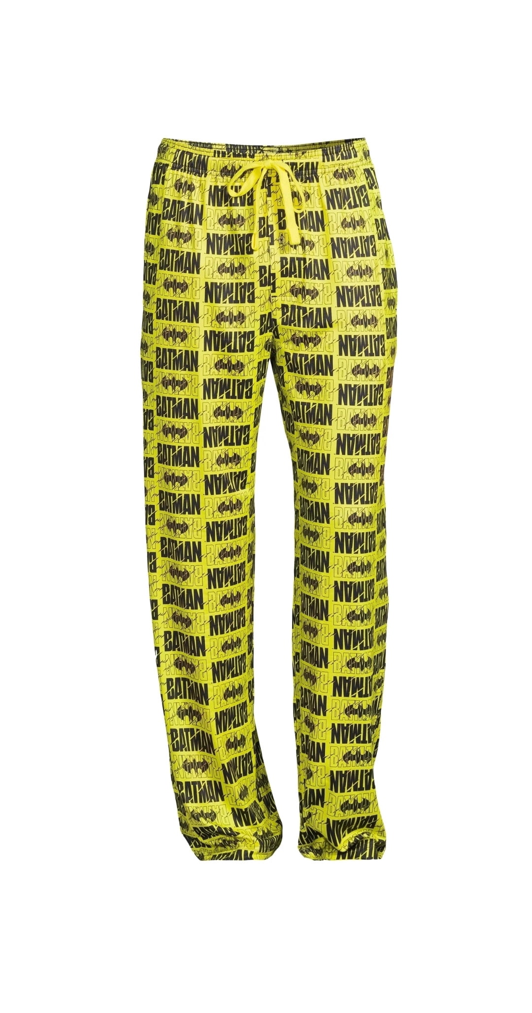 DC Comics Batman Yellow Pajama Sleep Pants - Small - Walmart.com