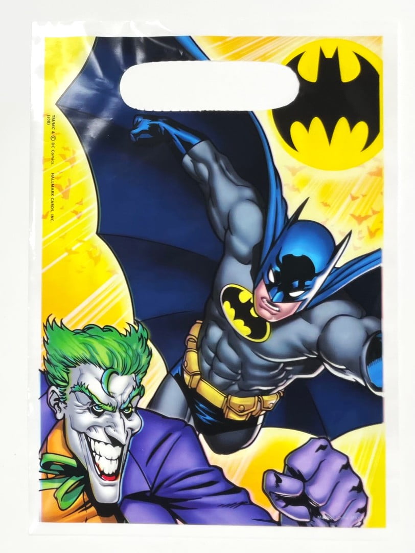 DC Comics Batman & the Joker Party Treat Favor Sacks - 2 Packs of 8 ...