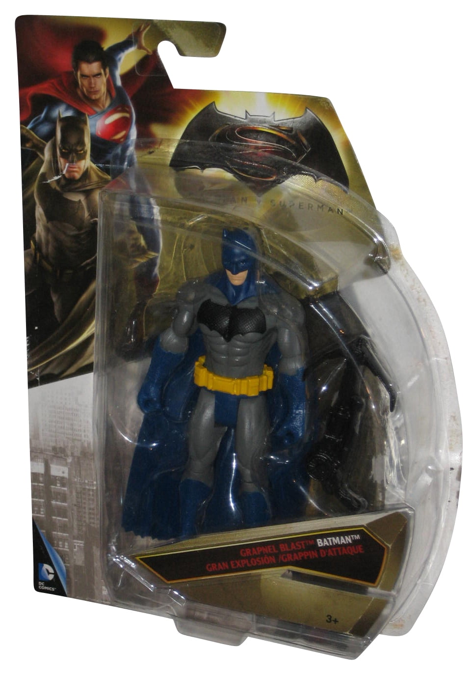 DC Comics Batman vs Superman (2015) Mattel Grapnel Blast Action Figure ...