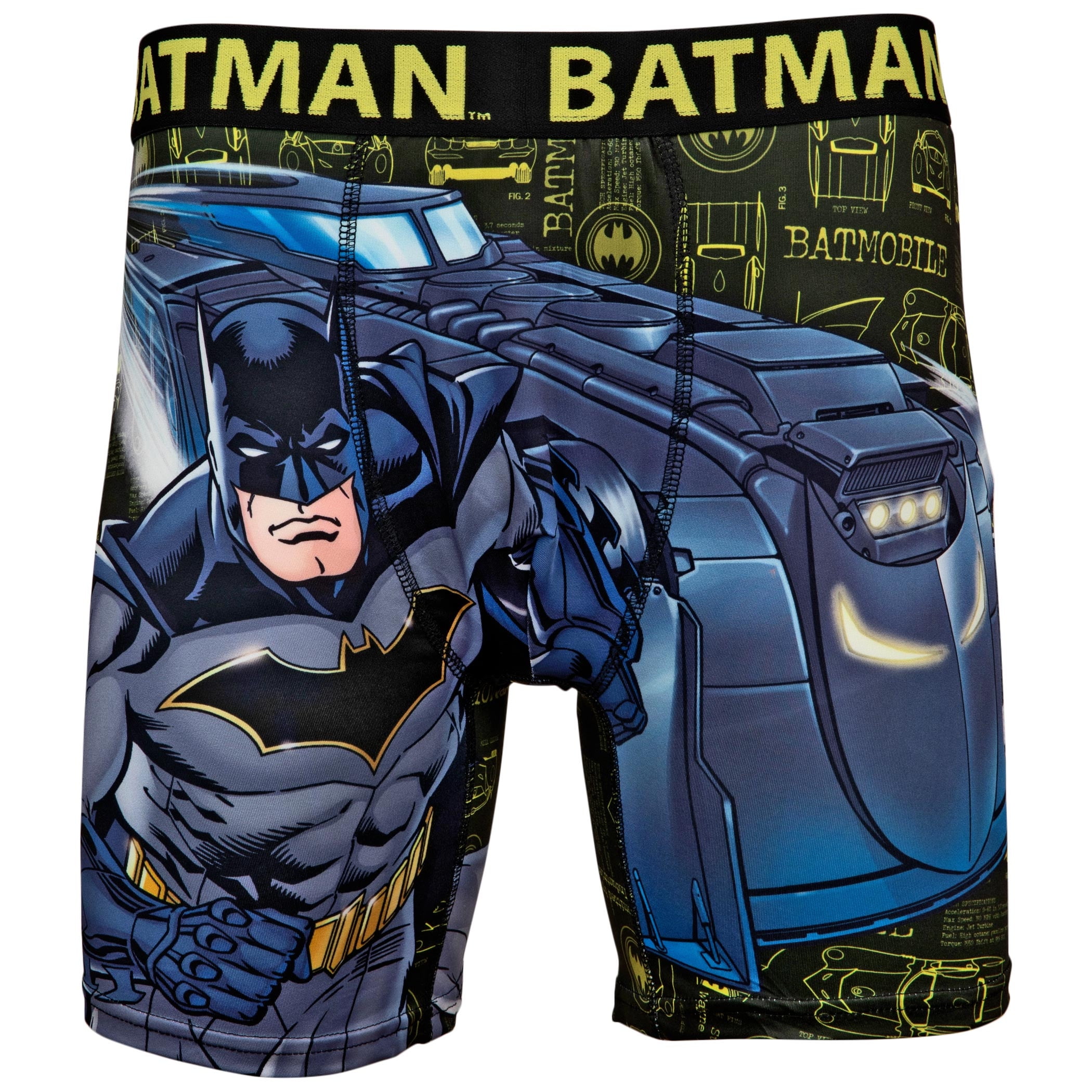 DC Comics Batman with Batmobile Boxer Briefs-XLarge (40-42) - Walmart.com