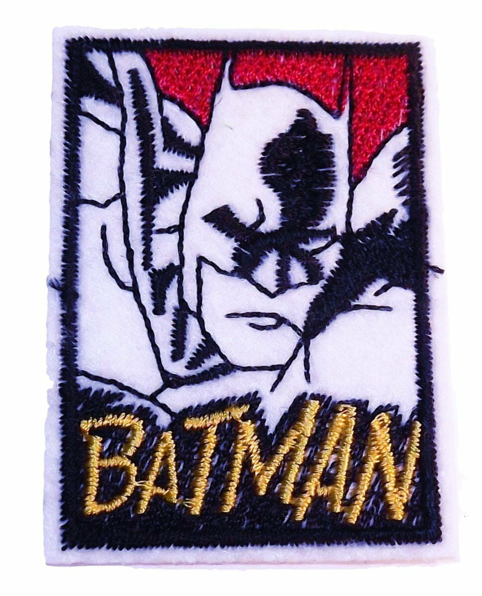 DC Comics Batman with Name 2 1/4" Tall Embroidered Patch - Walmart.com
