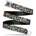 DC Comics Belt, Seatbelt Buckle Belt, DC Comics Superheroine 2 Villain ...
