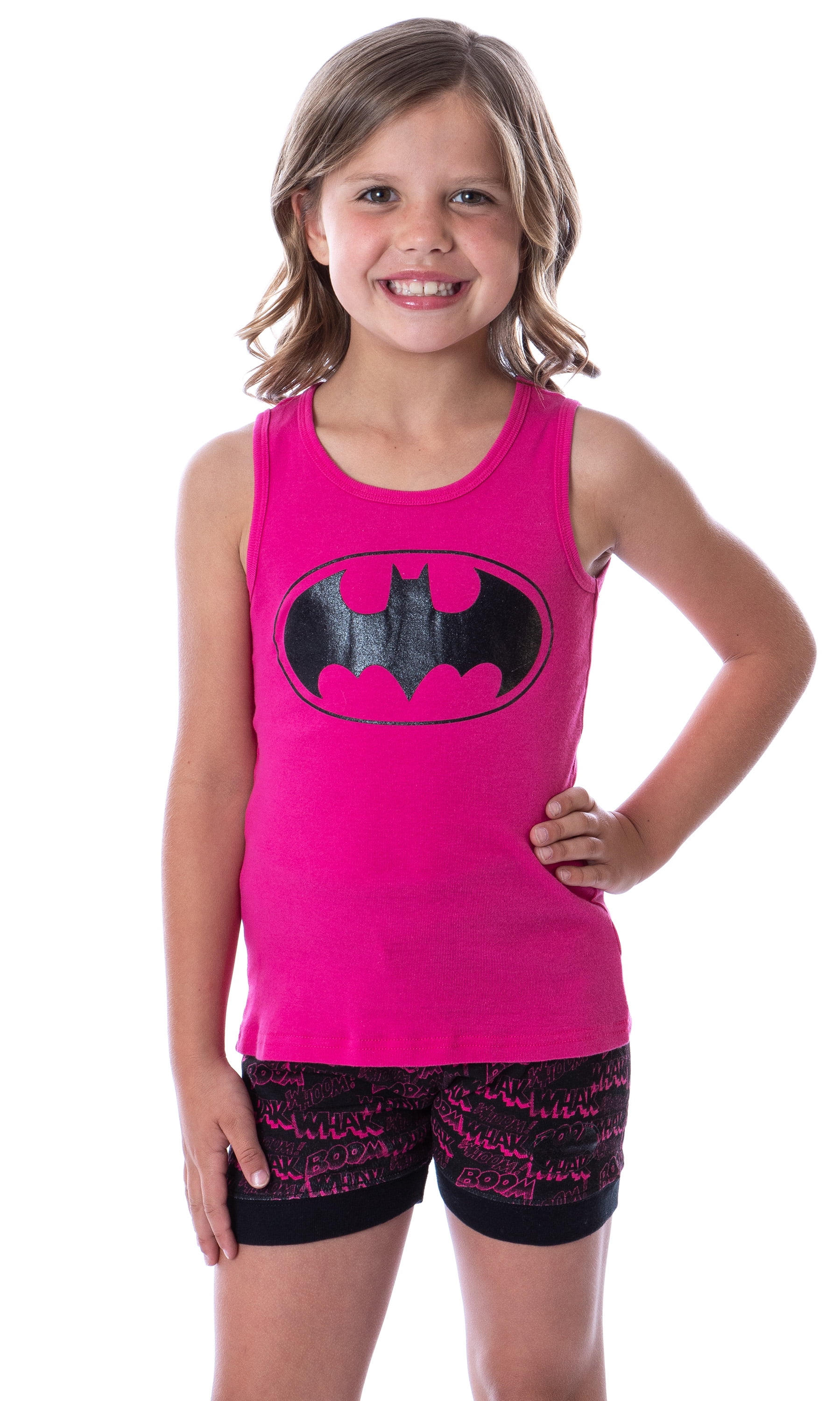 DC Comics Big Girls Batgirl Boom Whak Whoom Tank Pajama Short Set ...