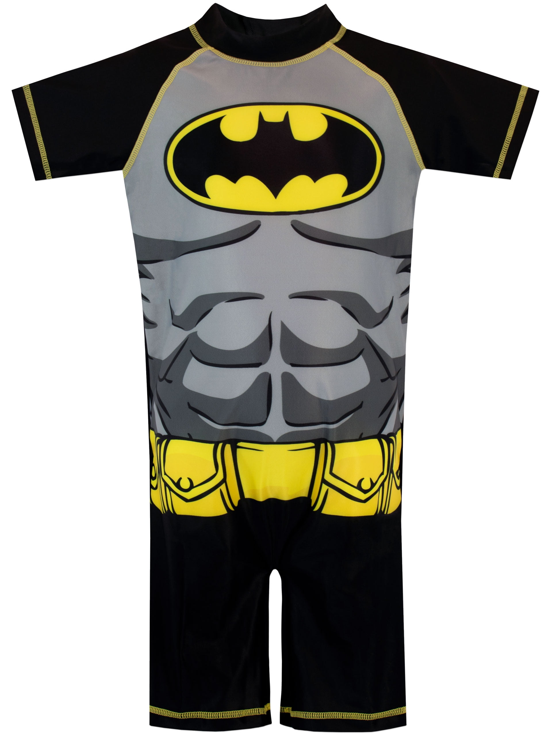 DC Comics Boys Batman Surfsuit Black Sizes 2T-7 - Walmart.com