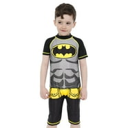 Batman Boys Character Swim Suit Set, Bathing Trunks, Sizes 4-10 ...