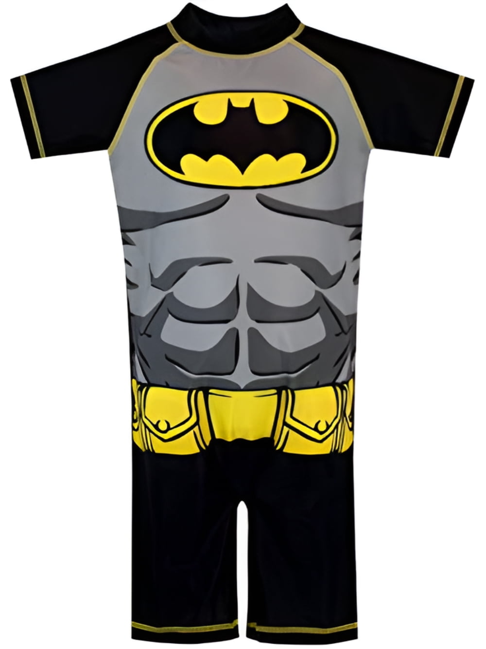 DC Comics Boys Batman Surf Suit, Black, Sizes 2T-7, Swimming Costume ...
