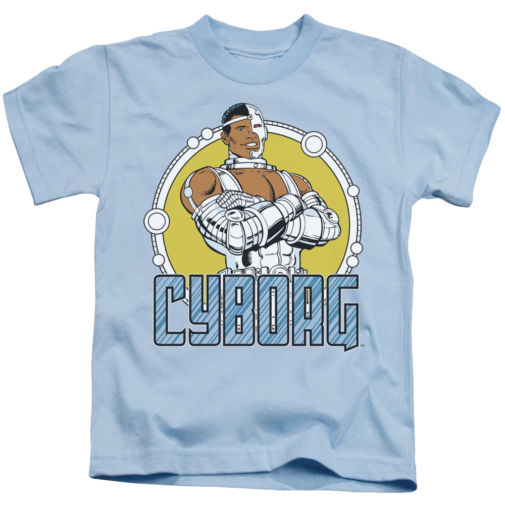 DC Comics Boys' Cyborg Childrens T-shirt Blue - Walmart.com
