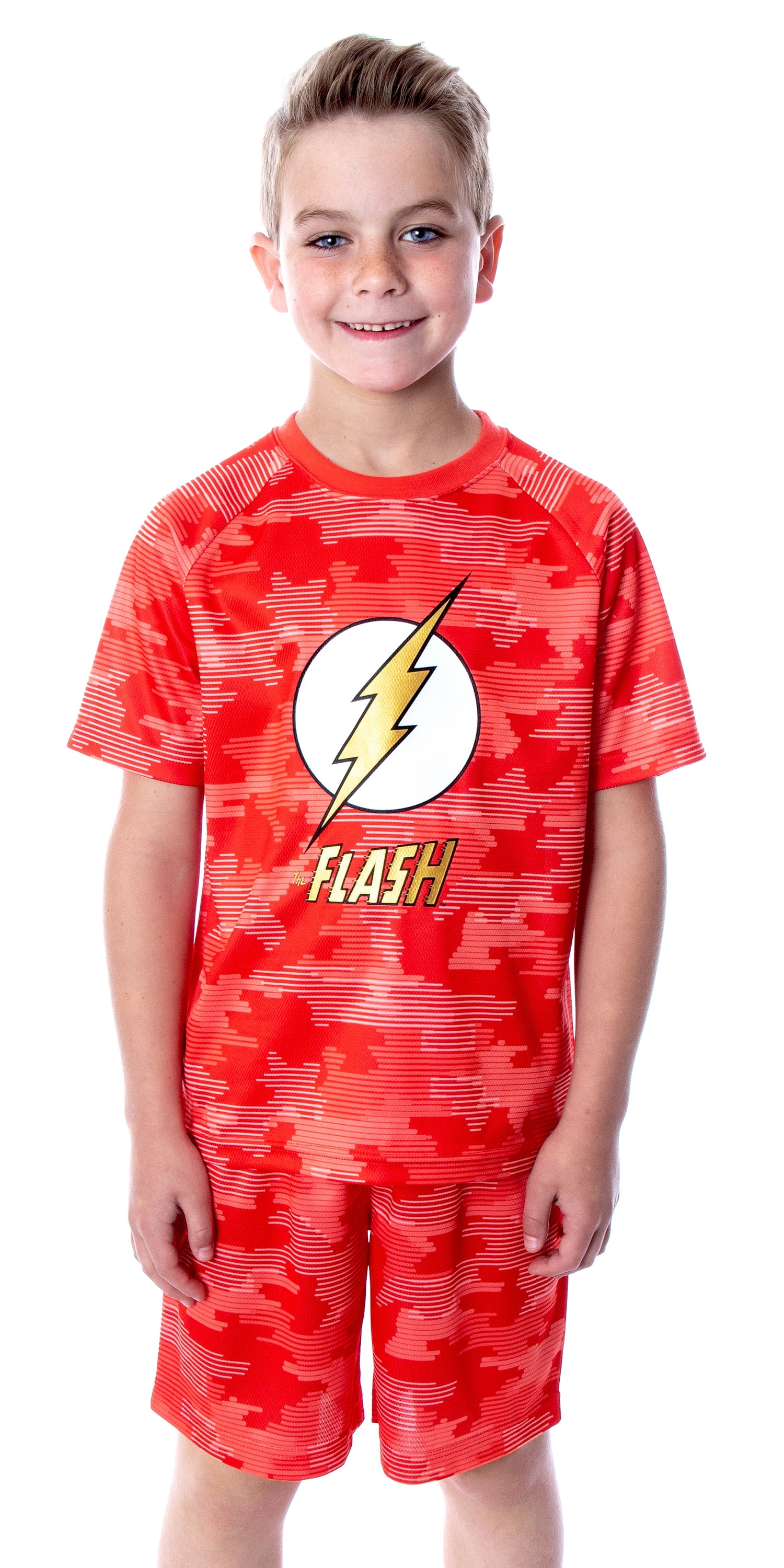 DC Comics Boys' Justice League Digital Camo The Flash Superhero 2 Piece ...