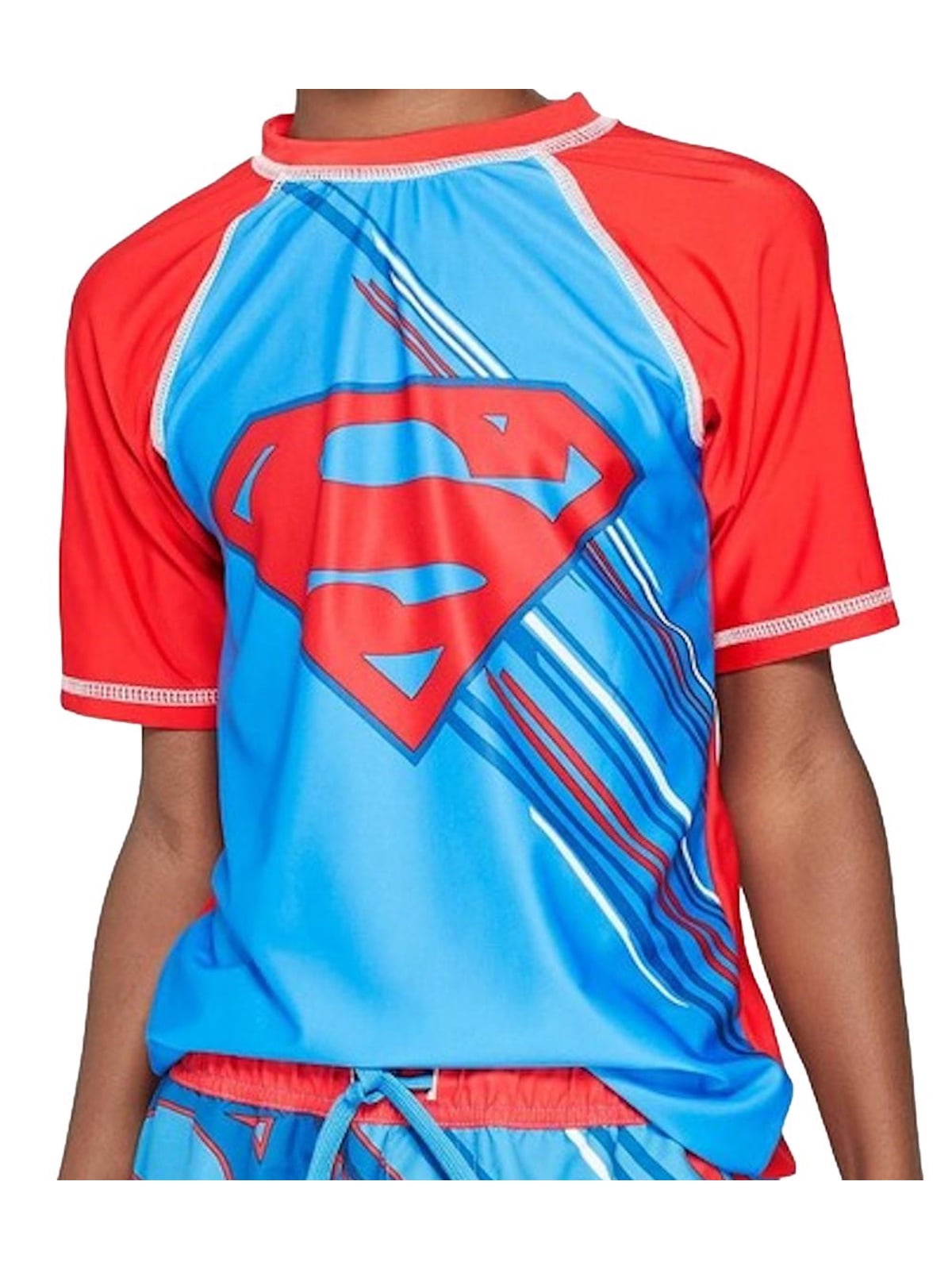 DC Comics Boys' Superman Logo Rash Guard - Walmart.com