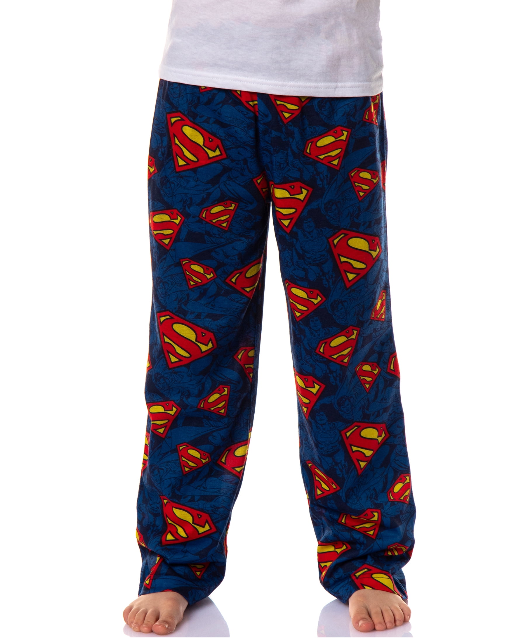 DC Comics Boys' Superman Red and Yellow Emblem Logo Man Of Steel Action ...