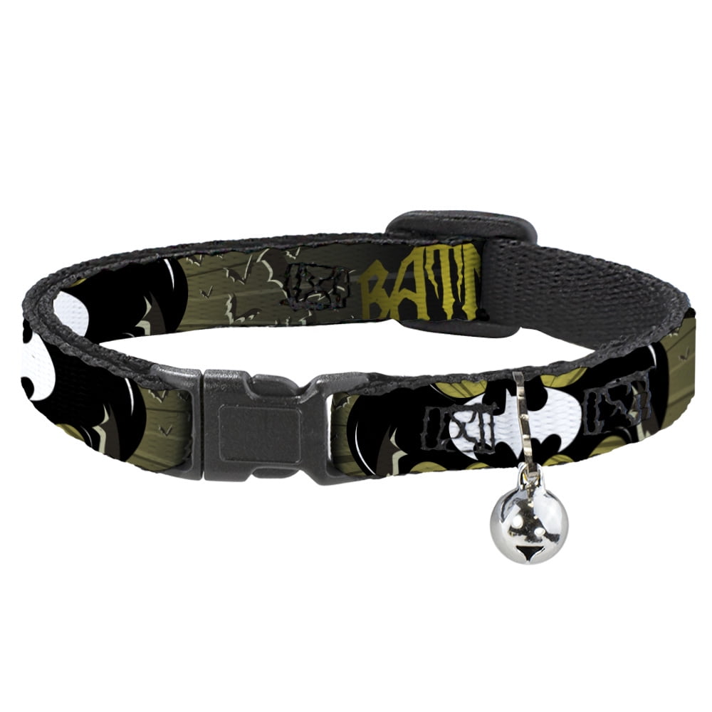 DC Comics Breakaway Cat Collar With Bell, Plastic Clip, Easy Adjustable ...