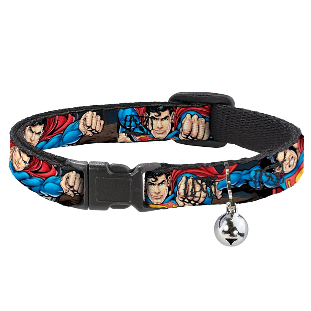DC Comics Breakaway Cat Collar With Bell, Plastic Clip, Easy Adjustable ...