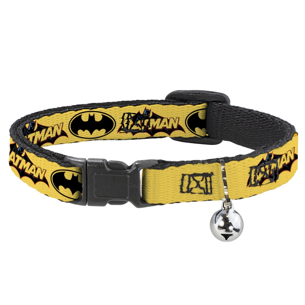 DC Comics Breakaway Cat Collar With Bell, Plastic Clip, Easy Adjustable ...