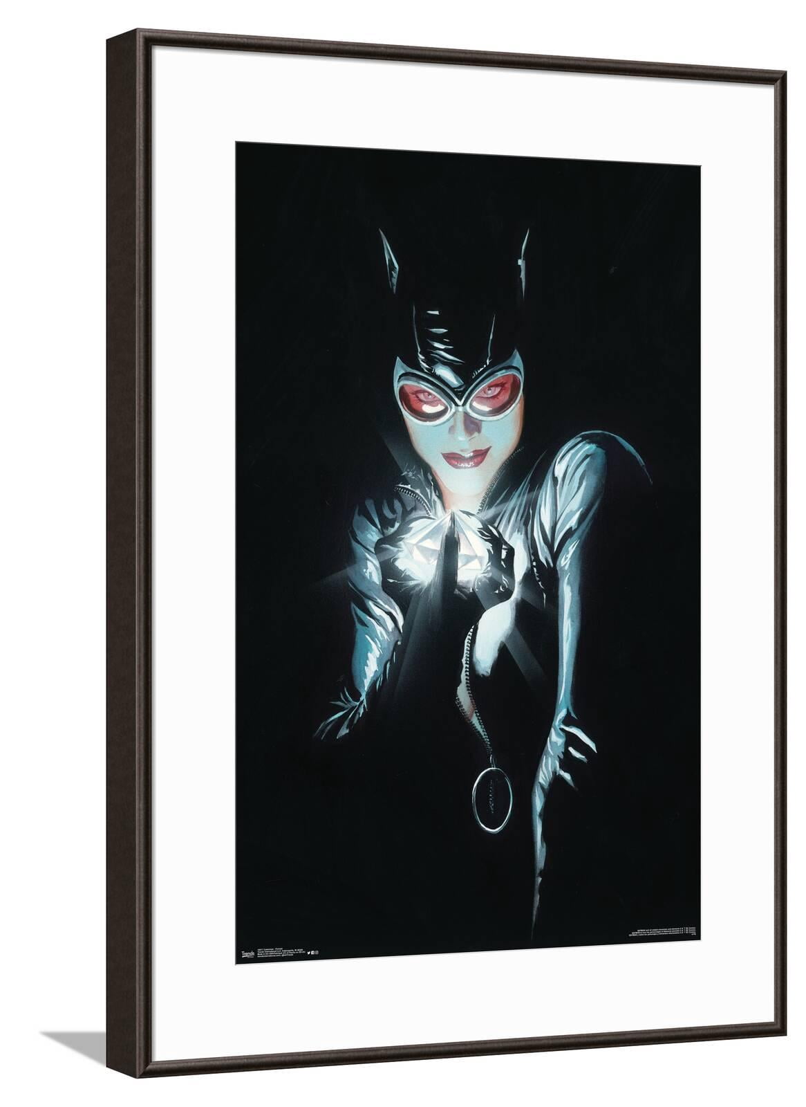 DC Comics Catwoman - Portrait Canvas Wall Poster, 14.725" x 22.375 ...