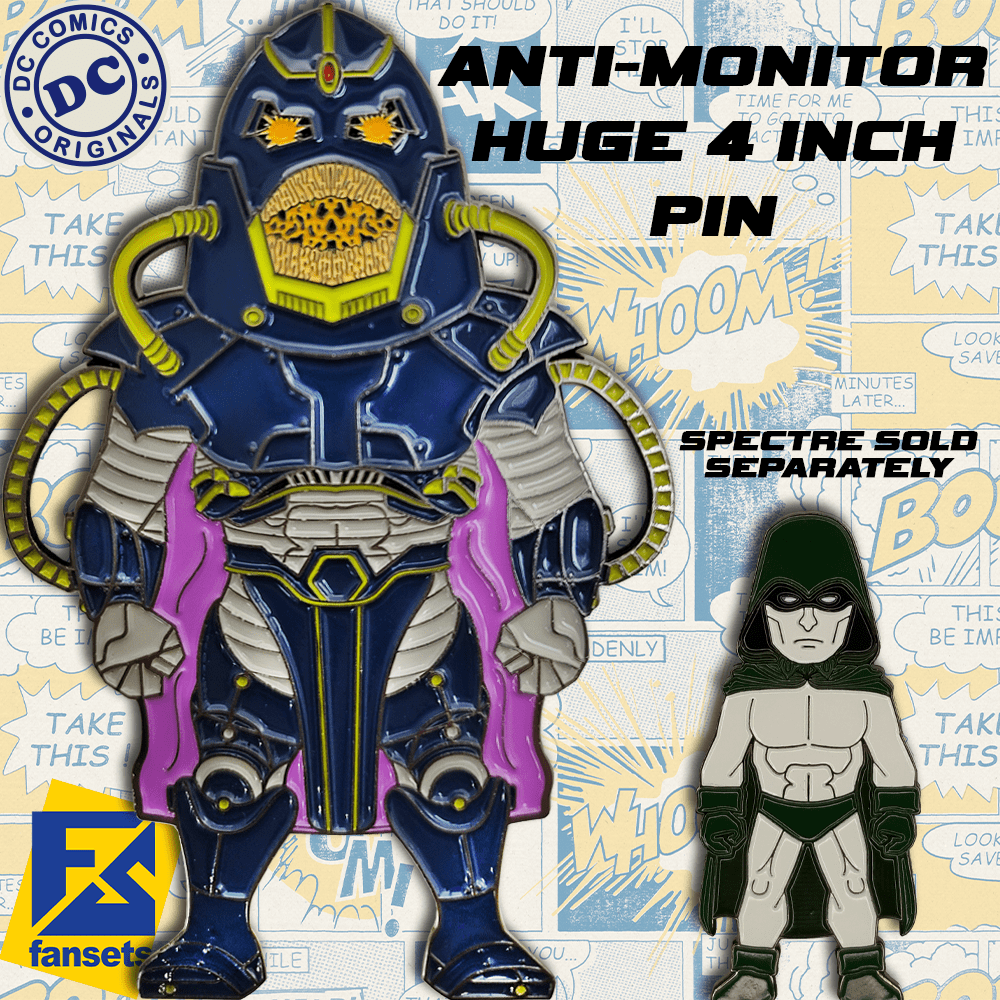 DC Comics Classic ANTI-MONITOR Licensed FanSets Pin MicroJustice ...