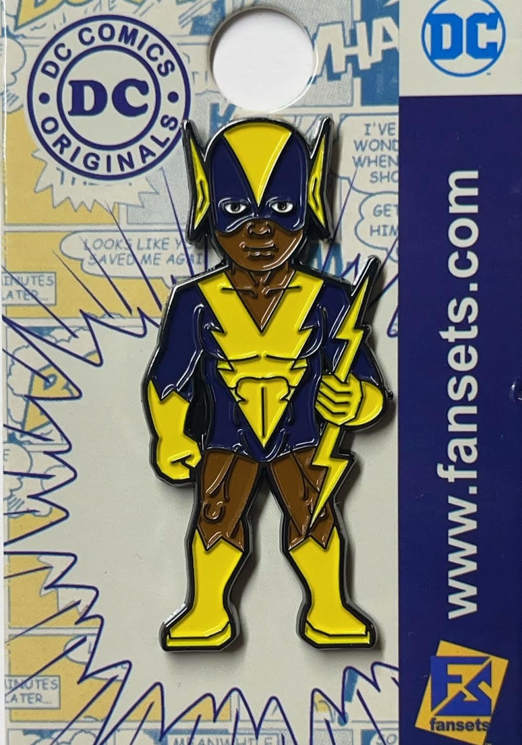 DC Comics Classic BLACK VULCAN SUPER FRIENDS Licensed FanSets Pin ...