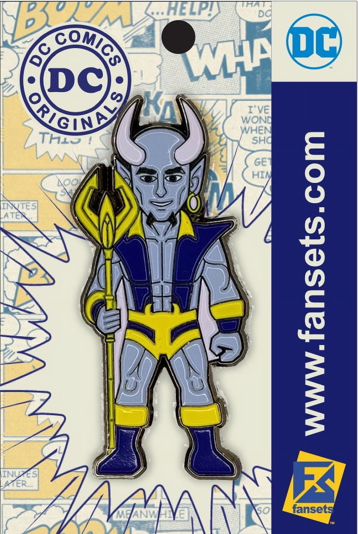 DC Comics Classic BLUE DEVIL Licensed FanSets Pin MicroJustice ...