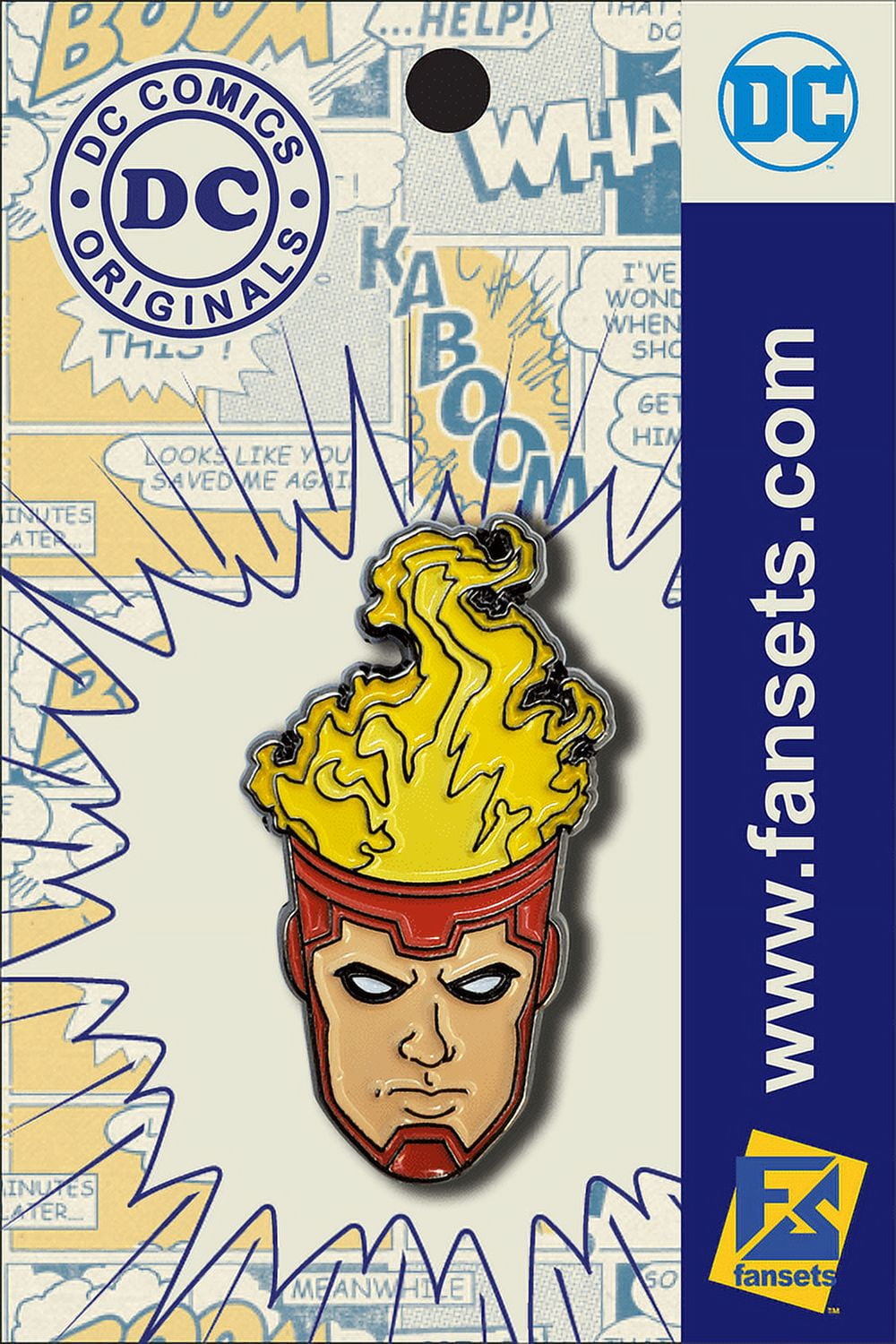 DC Comics Classic Firestorm Head Licensed FanSets Pin - Walmart.com