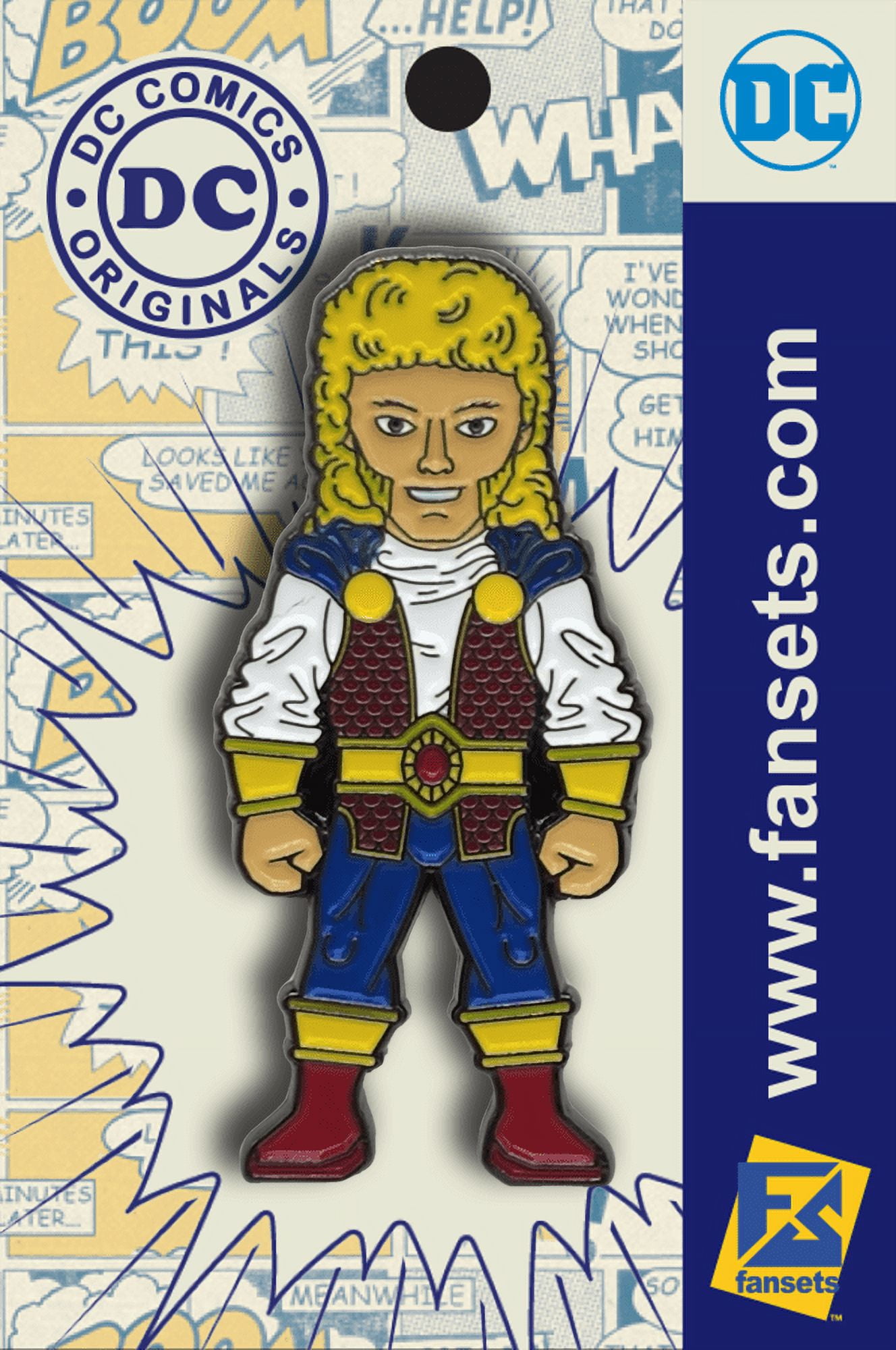 DC Comics Classic JERICHO Teen Titans Licensed FanSets Pin MicroJustice ...