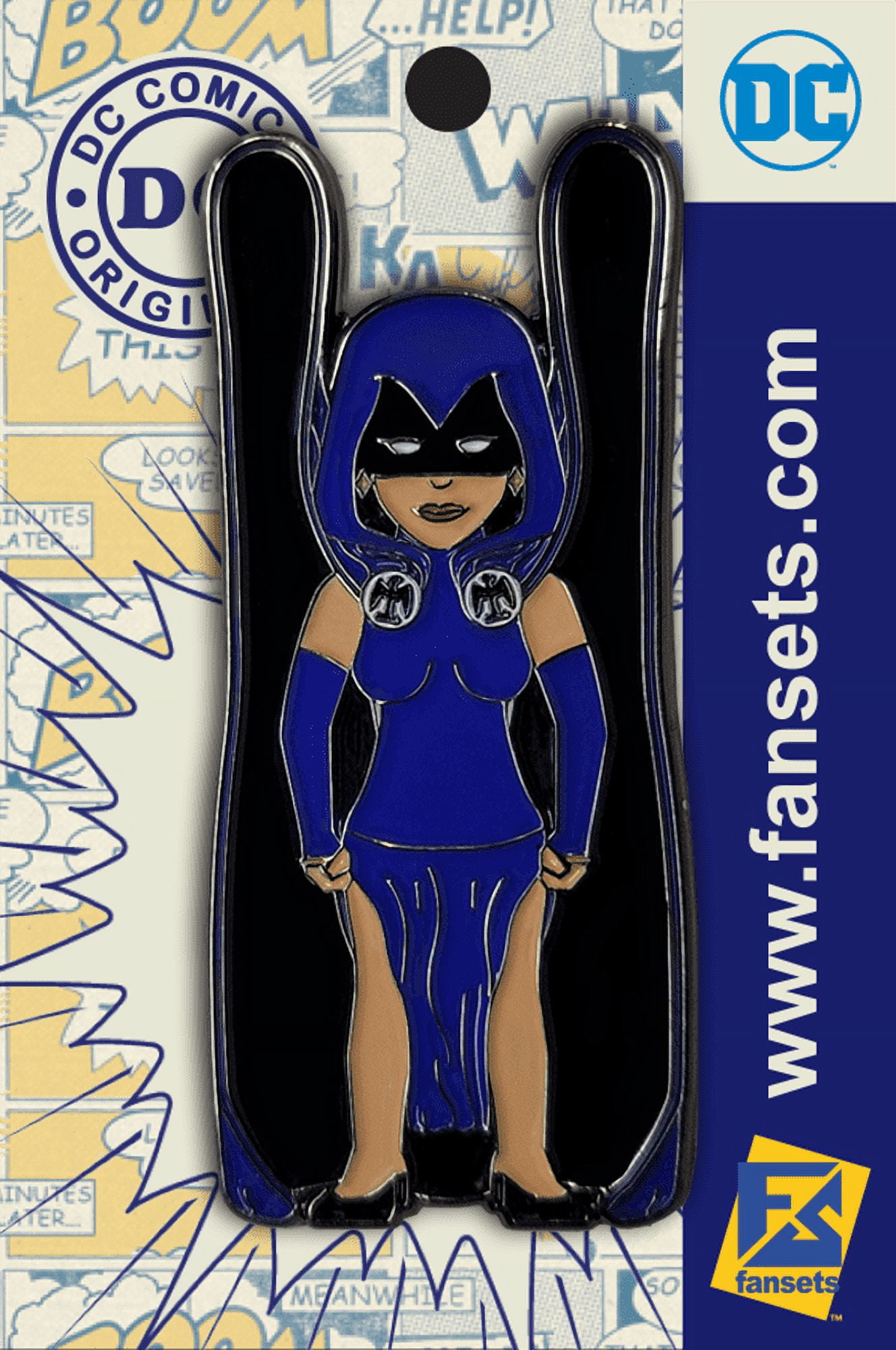 DC Comics Classic RAVEN Teen Titans Licensed FanSets Pin MicroJustice ...