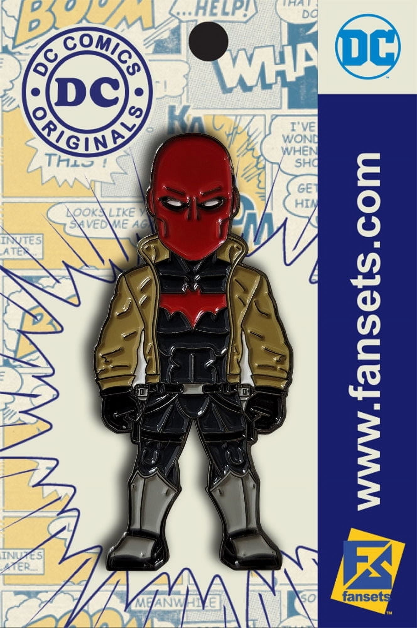 DC Comics Classic RED HOOD (Rebirth) Licensed FanSets Pin MicroJustice ...