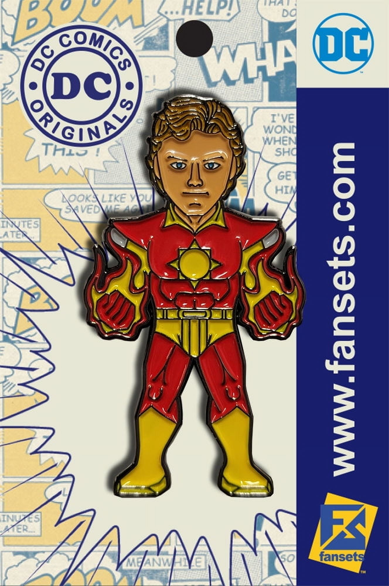 DC Comics Classic SUN BOY Legion of Super Heroes Licensed FanSets Pin ...