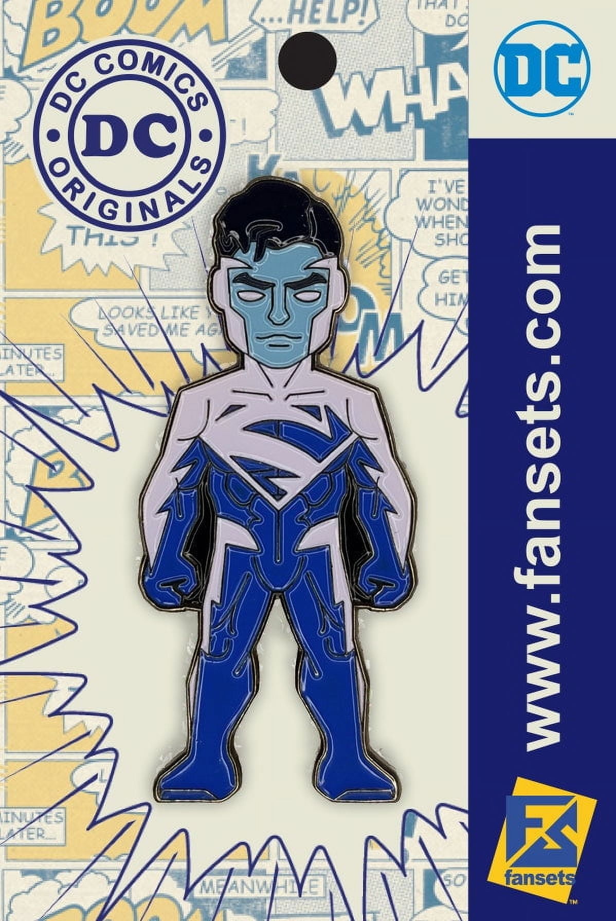 DC Comics Classic Superman BLUE Licensed FanSets Pin - Walmart.com
