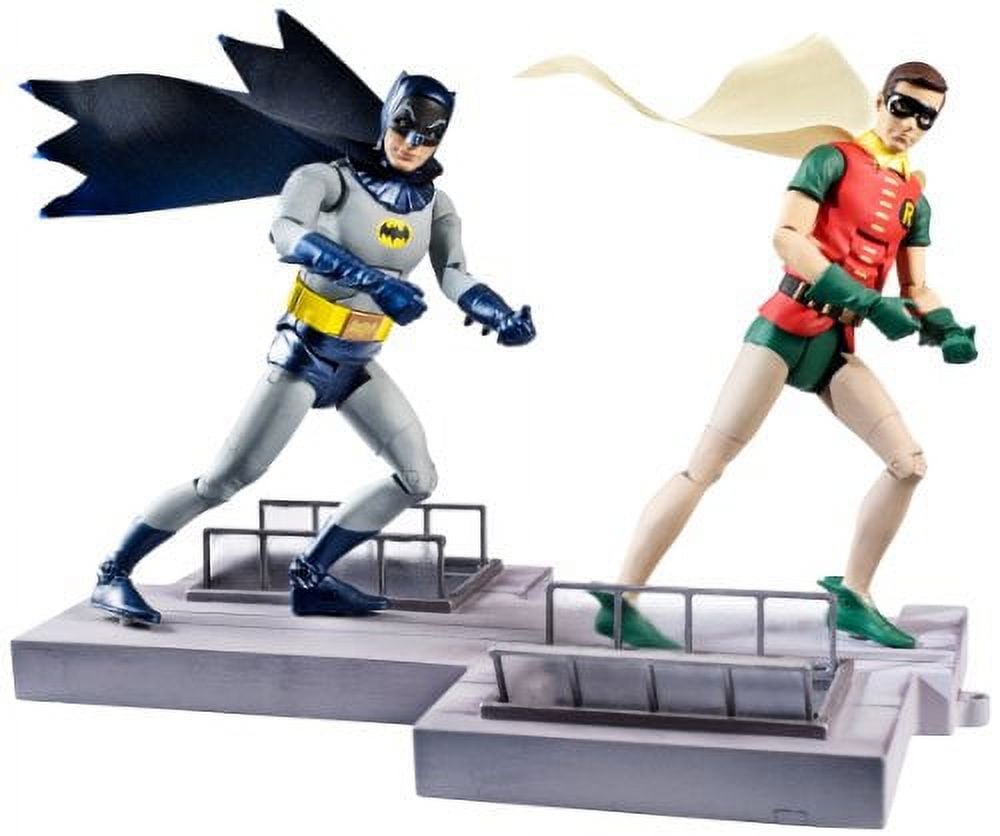 DC Comics Classic TV Series Batman and Robin Action Figure, 2-Pack ...