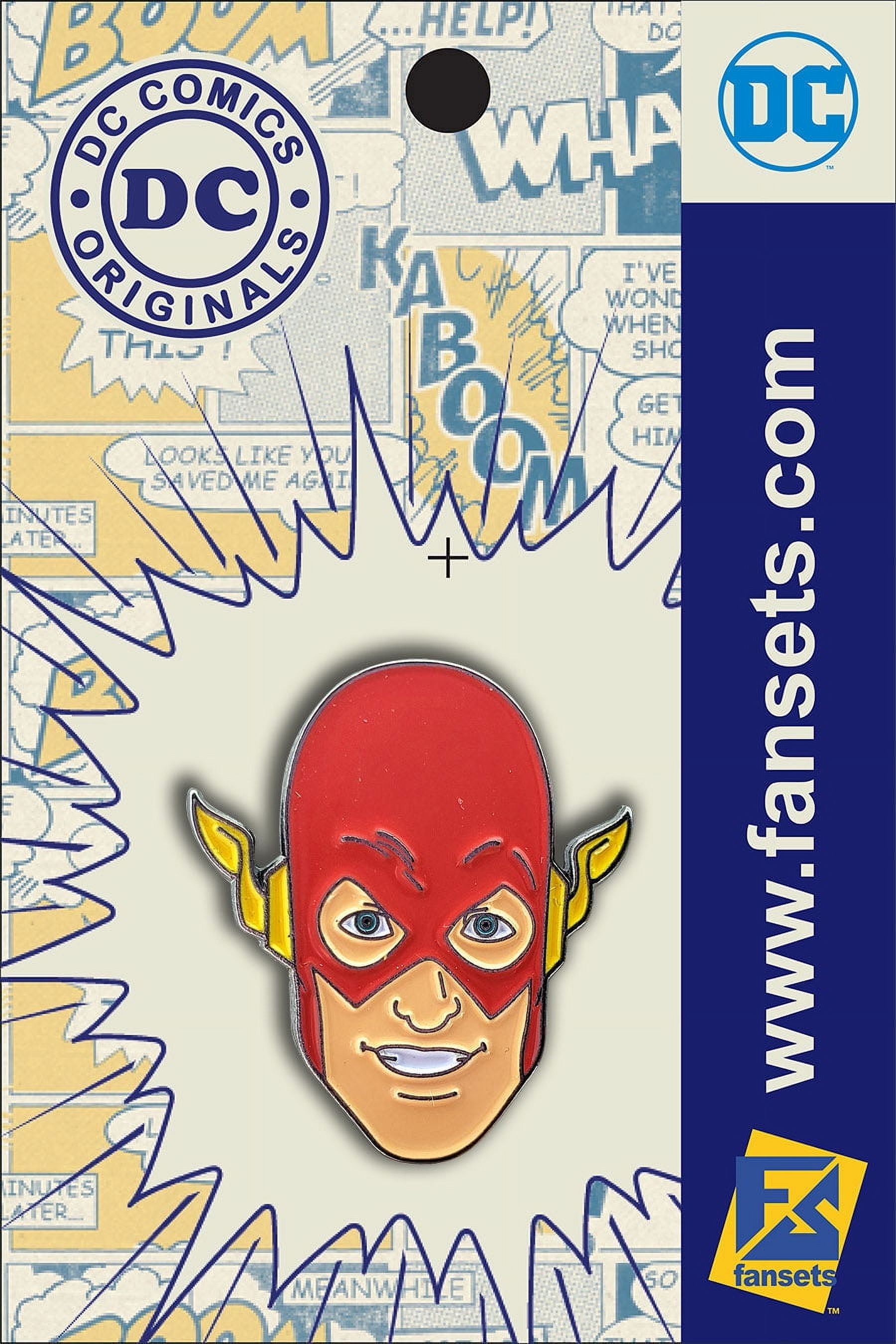 DC Comics Classic The Flash Hero Head Licensed Fansets Pin - Walmart.com