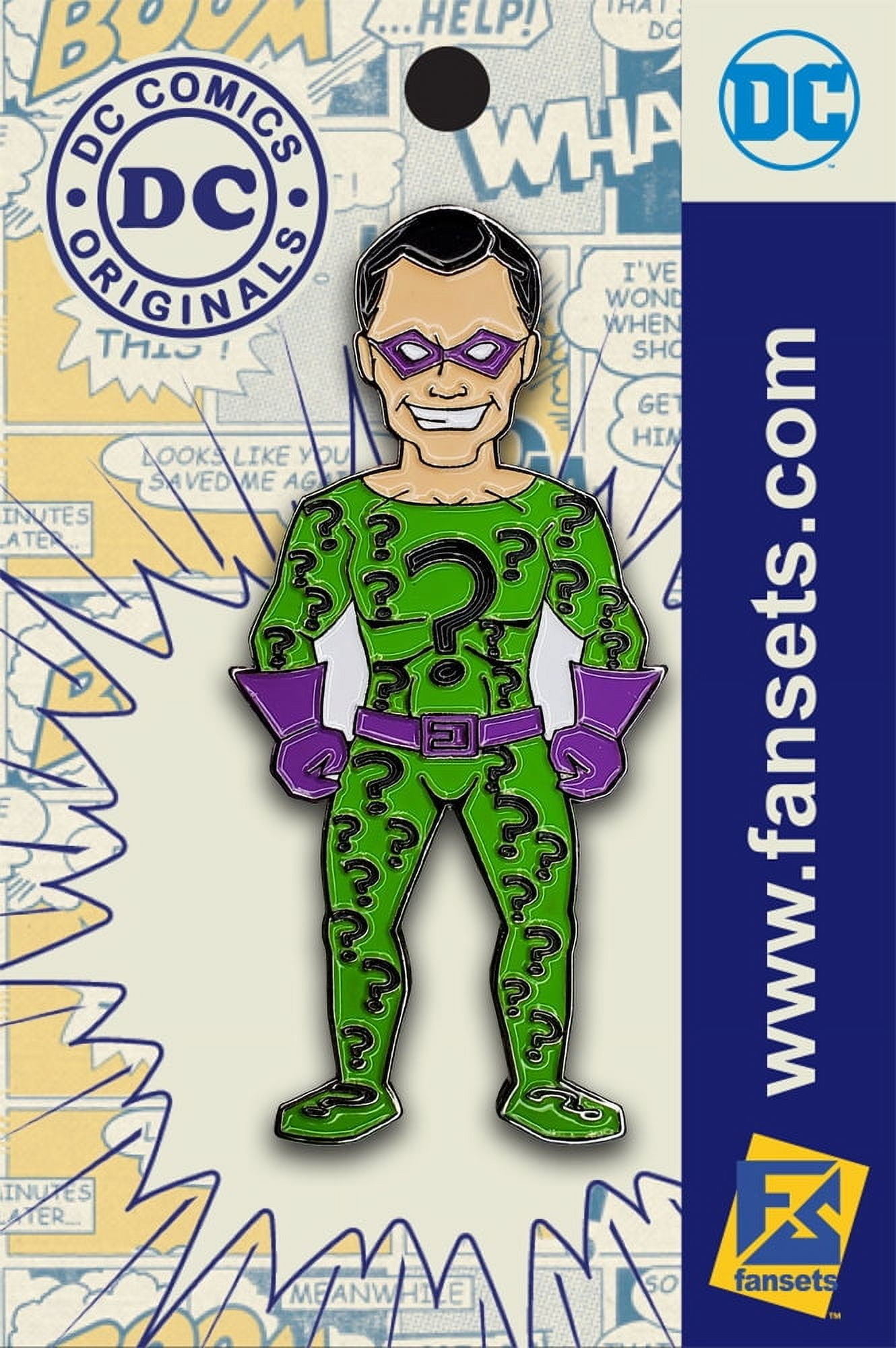 DC Comics Classic The RIDDLER Licensed Fansets Pin - Walmart.com