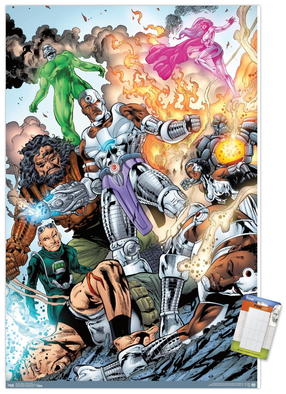 DC Comics - Cyborg - Group Wall Poster, 14.725" x 22.375" - Walmart.com