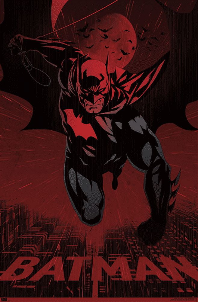 DC Comics: Dark Artistic - Batman Wall Poster, 22.375" x 34" - Walmart.com