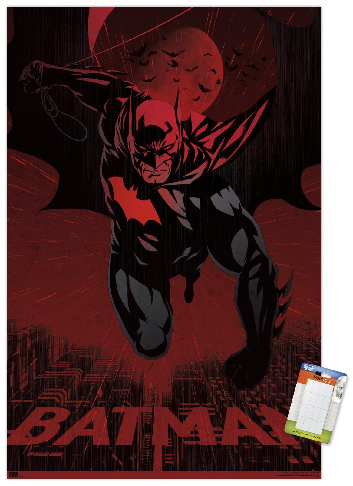 DC Comics: Dark Artistic - Batman Wall Poster, 22.375" x 34" - Walmart.com