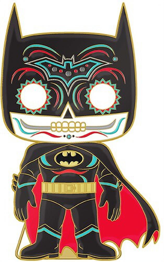 DC Comics Day of the Dead Batman GITD Large Enamel Pop! Pin - Walmart.com